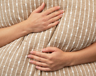 Monterey, Textured Neutral Pillow Cover with Woven Stripe – Coterie ...